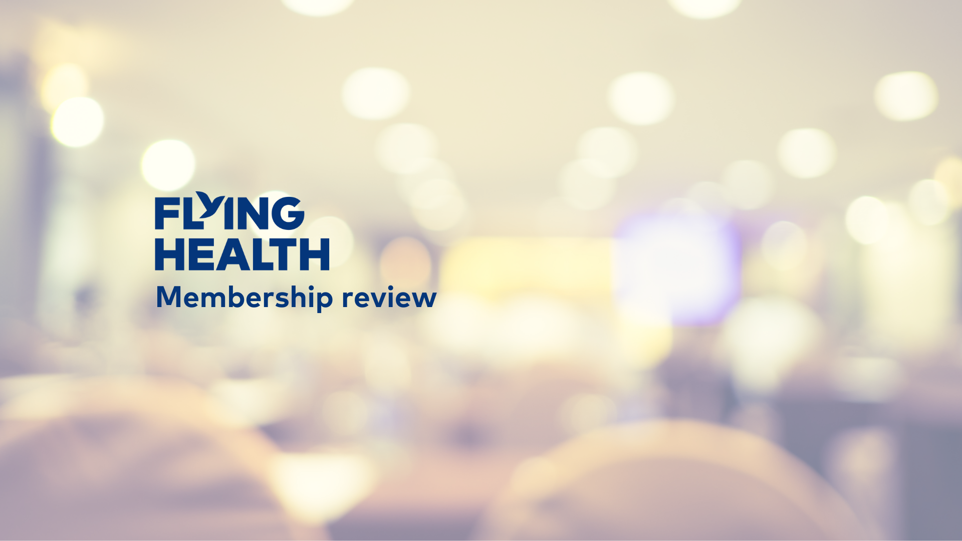Flying Health Membership as a Startup – An Experience Report - Flying ...